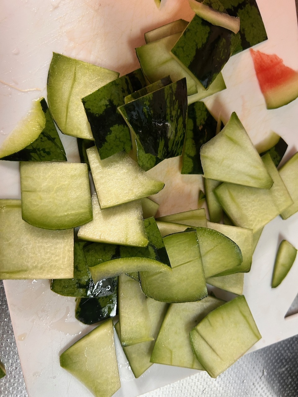 スイカの皮の糠漬け: KURIのブログ3